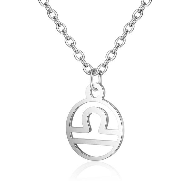Teri's Jewels | Jewelry | 324 Libra Zodiac Symbol Charm Necklace | Poshmark